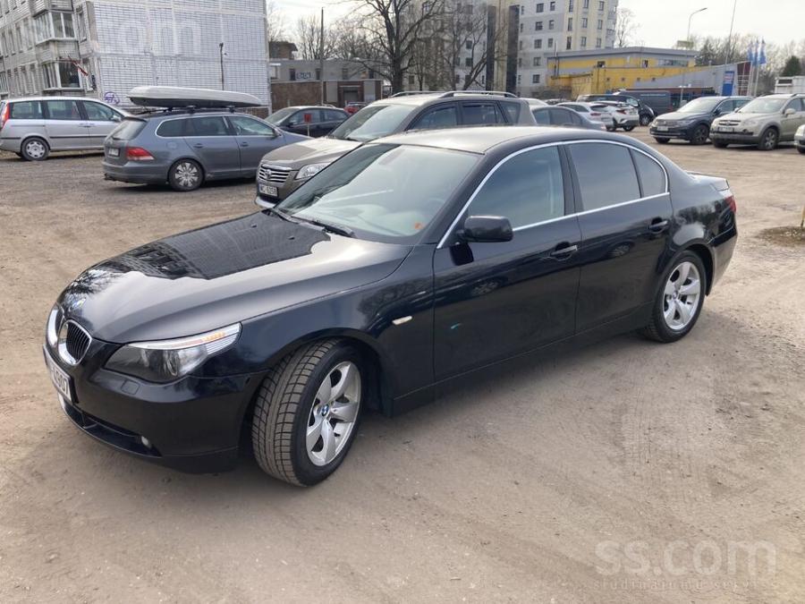Melns BMW 530 2007 Rīga, ar dzinēja tilpumu 3.00 L un nobraukumu 395 tūkst. km par 3750 €, foto 1 vietnē AUTOMOTO.COM.LV