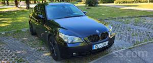Black BMW 530 2007 in Ventspils, with an engine capacity of 3.00 L and mileage of 298 thousand km for 4350 €, photo  on AUTOMOTO.COM.LV