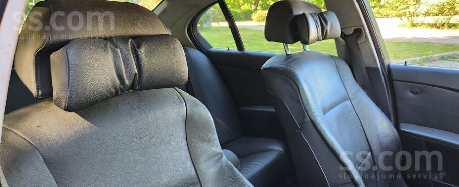 Black BMW 530 2007 in Ventspils, with an engine capacity of 3.00 L and mileage of 298 thousand km for 4350 €, photo 10 on AUTOMOTO.COM.LV