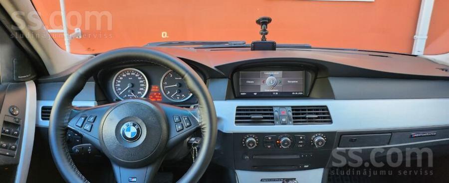 Black BMW 530 2007 in Ventspils, with an engine capacity of 3.00 L and mileage of 298 thousand km for 4350 €, photo 17 on AUTOMOTO.COM.LV