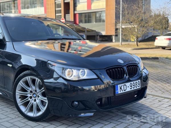 Black BMW 530 2007 in Riga, with an engine capacity of 3.00 L and mileage of 325 thousand km for 6490 €, photo 3 on AUTOMOTO.COM.LV