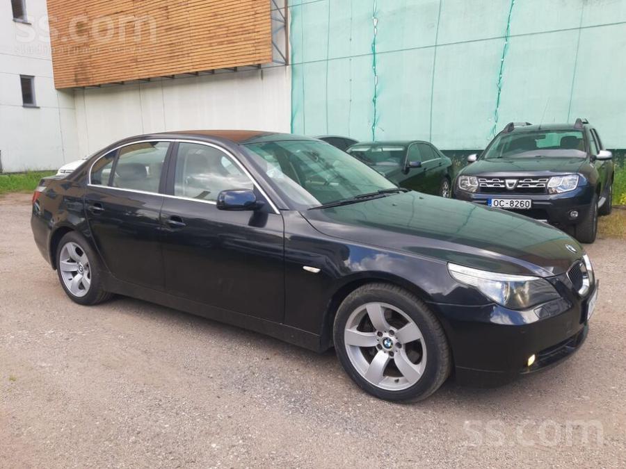 Melns BMW 530 2007 Daugavpils, ar dzinēja tilpumu 3.00 L un nobraukumu 0 tūkst. km par 6550 €, foto 5 vietnē AUTOMOTO.COM.LV