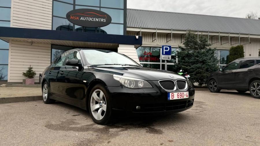 Melns BMW 530 2007 Rīga, ar dzinēja tilpumu 3.00 L un nobraukumu 237 tūkst. km par 6599 €, foto 4 vietnē AUTOMOTO.COM.LV