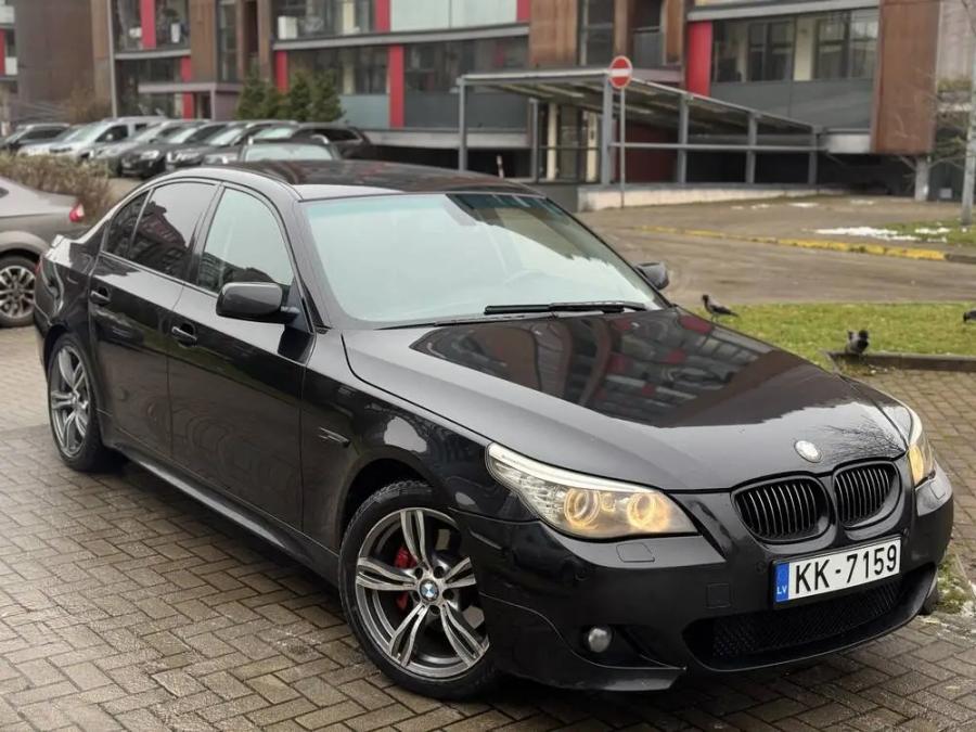 Melns BMW 530 2007 Rīga, ar dzinēja tilpumu 3.00 L un nobraukumu 359 tūkst. km par 5990 €, foto 1 vietnē AUTOMOTO.COM.LV