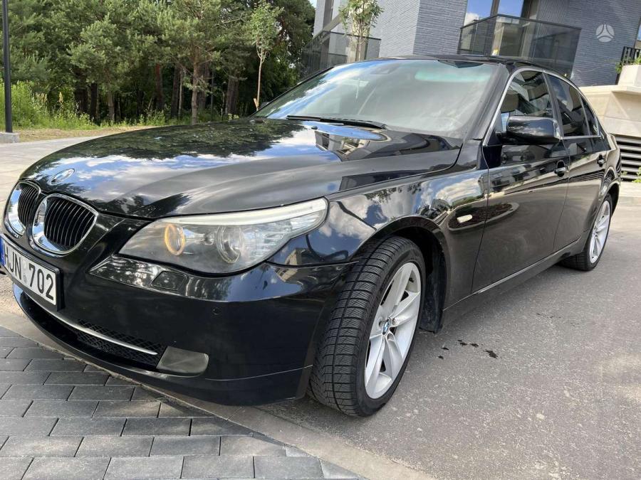 Black BMW 530 2007 in Vilnius, with an engine capacity of 2.99 L and mileage of 343 thousand km for 4600 €, photo 1 on AUTOMOTO.COM.LV