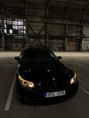Black BMW 530 2007 in Tallinn, with an engine capacity of 3.00 L and mileage of 419 thousand km for 5500 €, photo 3 on AUTOMOTO.COM.LV