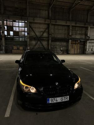 Black BMW 530 2007 in Tallinn, with an engine capacity of 3.00 L and mileage of 419 thousand km for 5500 €, photo 14 on AUTOMOTO.COM.LV