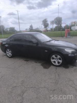 Black BMW 530 2007 in Riga, with an engine capacity of 3.00 L and mileage of 300 thousand km for 4300 €, photo 4 on AUTOMOTO.COM.LV