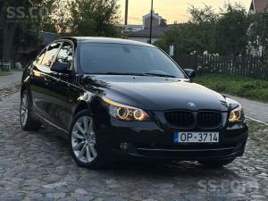 Black BMW 530 2007 in Jelgava, with an engine capacity of 3.00 L and mileage of 0 thousand km for 6200 €, photo  on AUTOMOTO.COM.LV