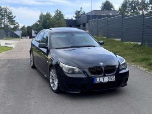 Melns BMW 530 2007 Viļņa, ar dzinēja tilpumu 2.99 L un nobraukumu 433 tūkst. km par 4300 €, foto  vietnē AUTOMOTO.COM.LV