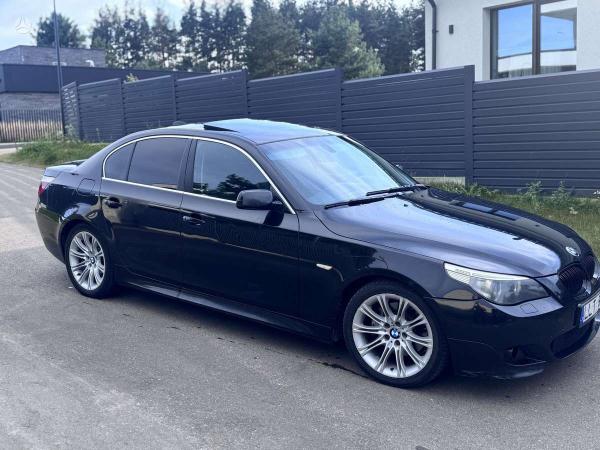 Melns BMW 530 2007 Viļņa, ar dzinēja tilpumu 2.99 L un nobraukumu 433 tūkst. km par 4300 €, foto 5 vietnē AUTOMOTO.COM.LV