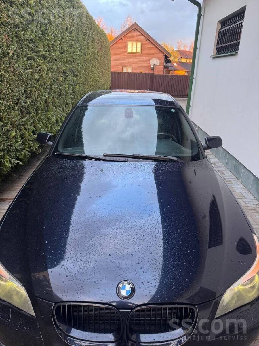 Black BMW 530 2007 in Riga, with an engine capacity of 3.00 L and mileage of 276 thousand km for 6000 €, photo 4 on AUTOMOTO.COM.LV