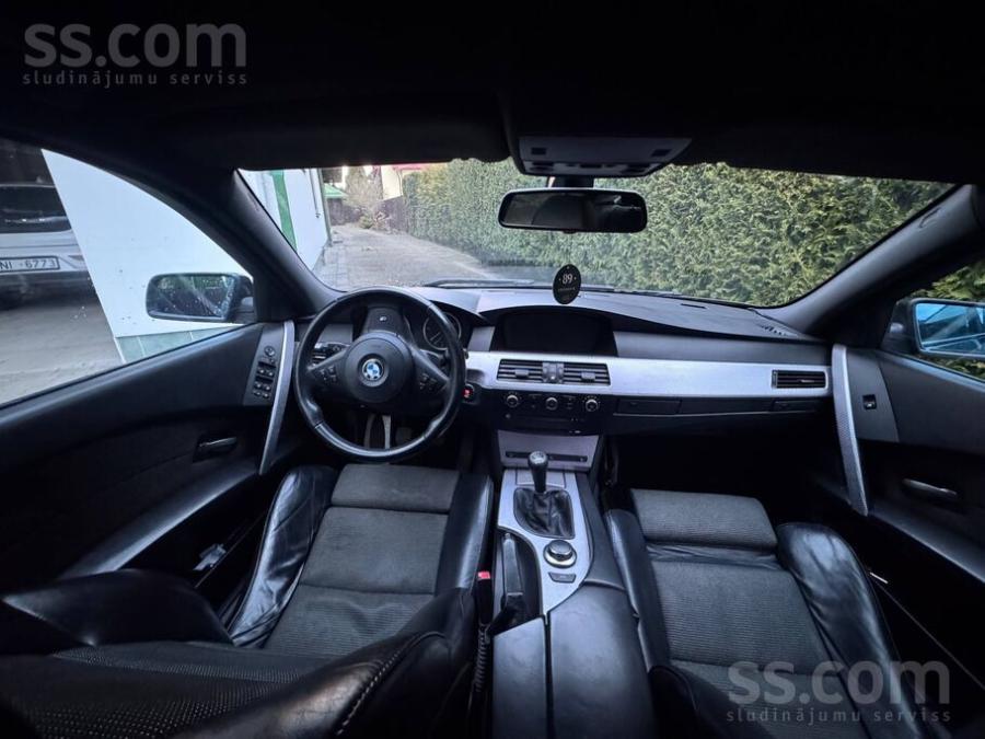 Black BMW 530 2007 in Riga, with an engine capacity of 3.00 L and mileage of 276 thousand km for 6000 €, photo 12 on AUTOMOTO.COM.LV