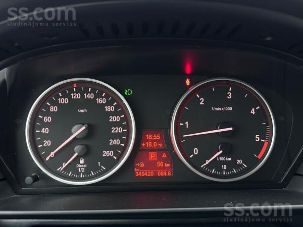 Black BMW 530 2007 in Jelgava, with an engine capacity of 3.00 L and mileage of 349 thousand km for 7200 €, photo 9 on AUTOMOTO.COM.LV
