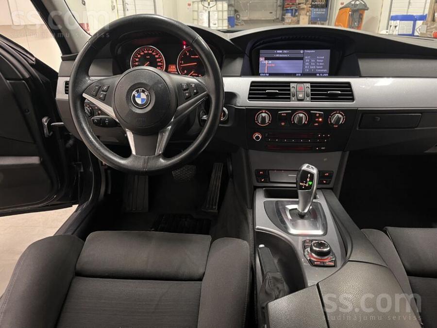Melns BMW 530 2008 Bauska, ar dzinēja tilpumu 3.00 L un nobraukumu 280 tūkst. km par 6000 €, foto 21 vietnē AUTOMOTO.COM.LV