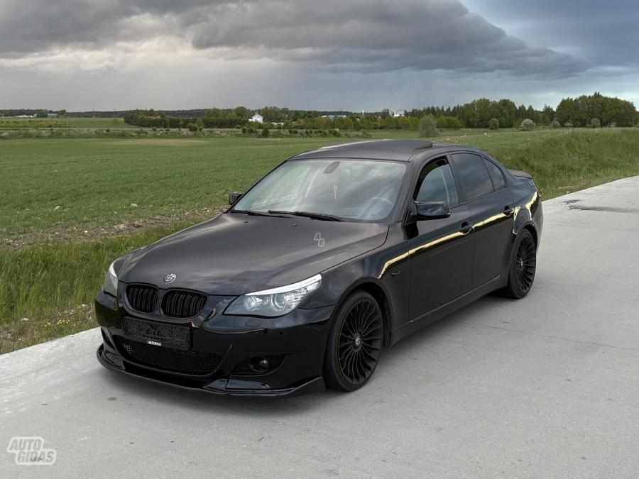 Black BMW 530 2008 in Klaipeda, with an engine capacity of 3.00 L and mileage of 370 thousand km for 6950 €, photo 4 on AUTOMOTO.COM.LV