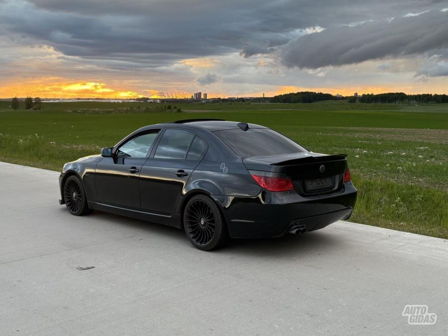 Black BMW 530 2008 in Klaipeda, with an engine capacity of 3.00 L and mileage of 370 thousand km for 6950 €, photo 6 on AUTOMOTO.COM.LV
