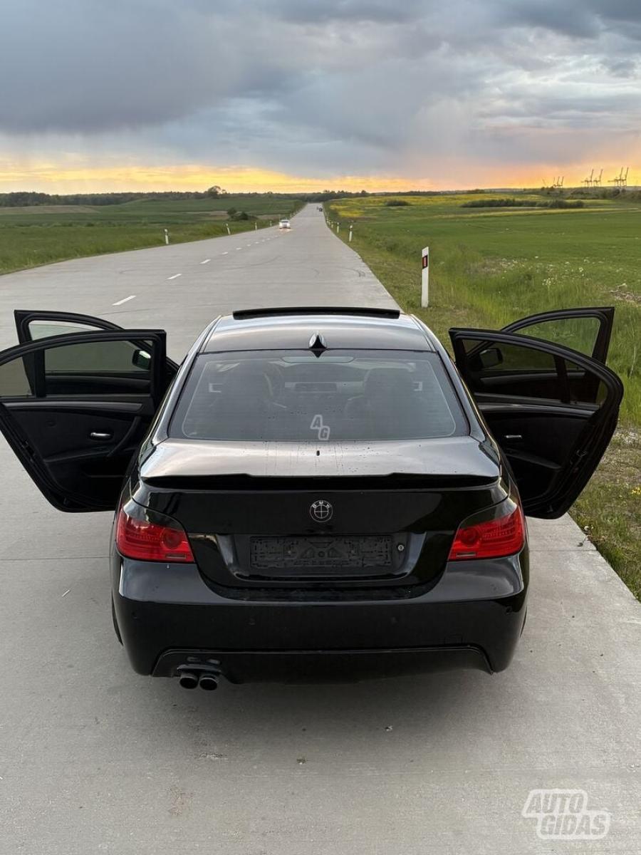 Black BMW 530 2008 in Klaipeda, with an engine capacity of 3.00 L and mileage of 370 thousand km for 6950 €, photo 22 on AUTOMOTO.COM.LV