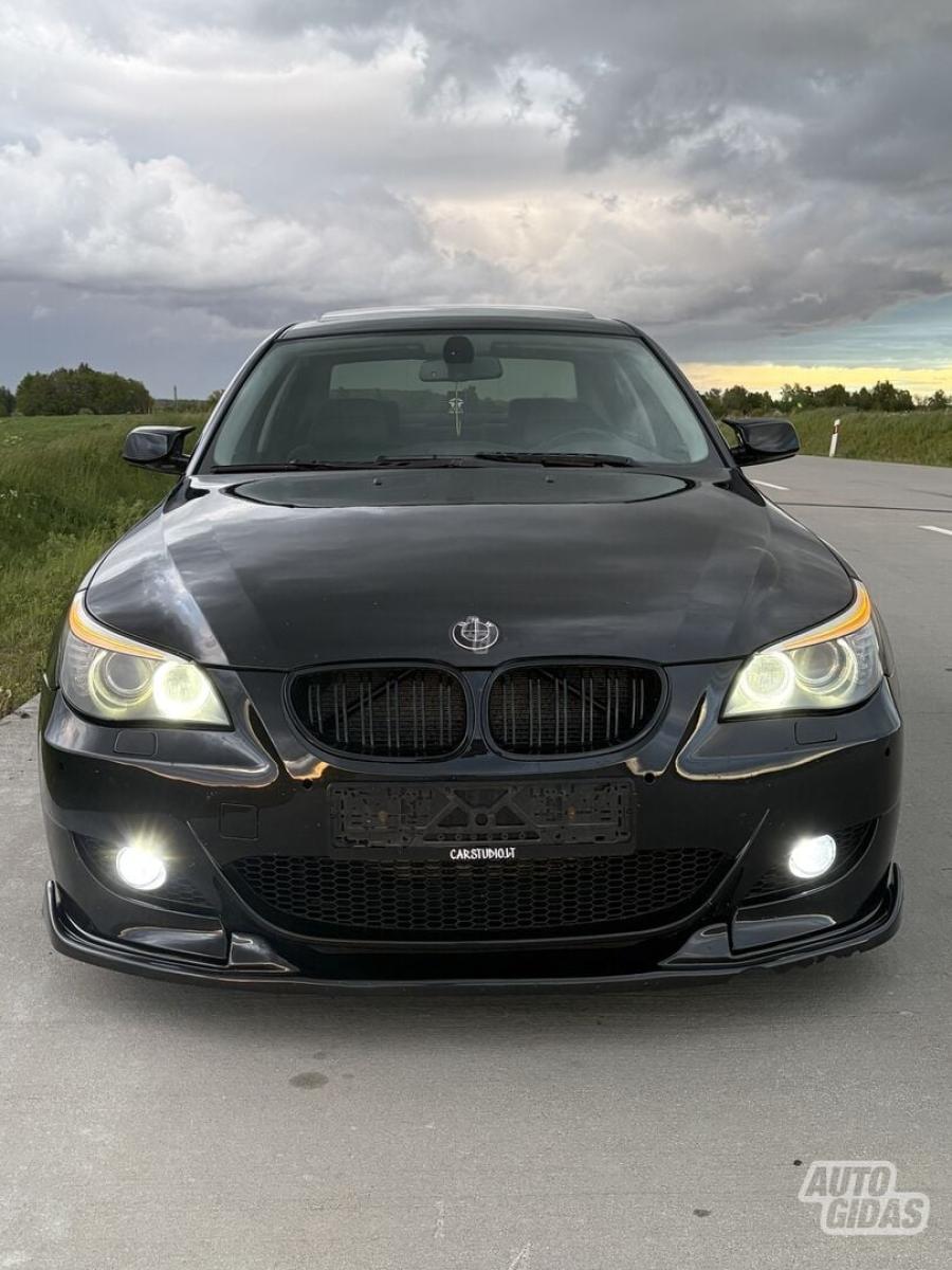 Black BMW 530 2008 in Klaipeda, with an engine capacity of 3.00 L and mileage of 370 thousand km for 6950 €, photo 28 on AUTOMOTO.COM.LV