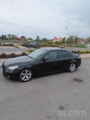 Black BMW 530 2008 in Bauska, with an engine capacity of 3.00 L and mileage of 386 thousand km for 6000 €, photo  on AUTOMOTO.COM.LV