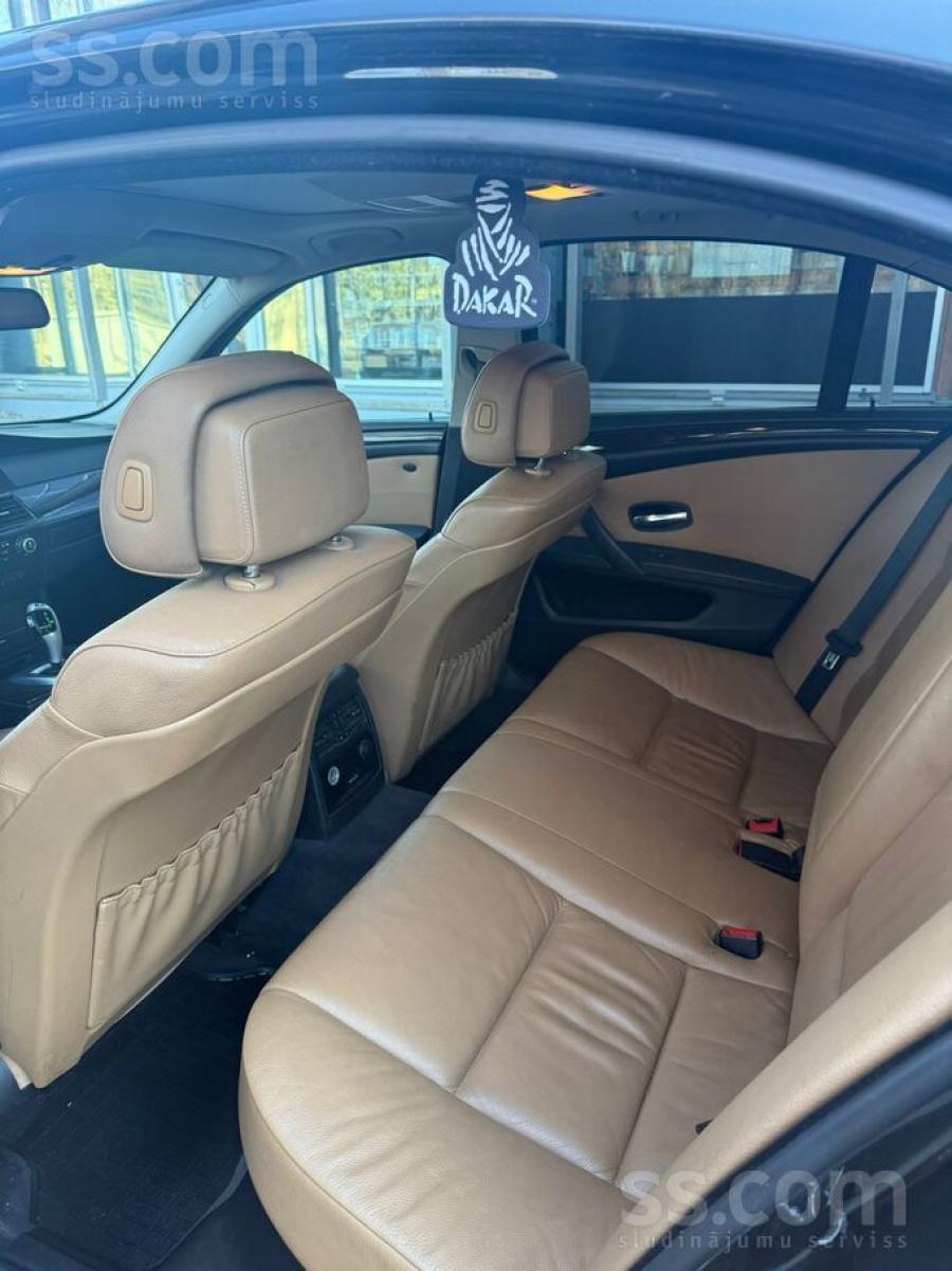 Melns BMW 530 2008 Rīga, ar dzinēja tilpumu 3.00 L un nobraukumu 0 tūkst. km par 4900 €, foto 5 vietnē AUTOMOTO.COM.LV