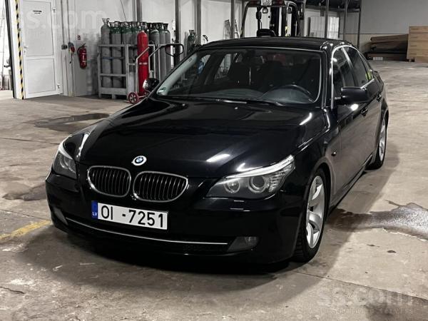 Black BMW 530 2008 in Bauska, with an engine capacity of 3.00 L and mileage of 285 thousand km for 6000 €, photo 7 on AUTOMOTO.COM.LV