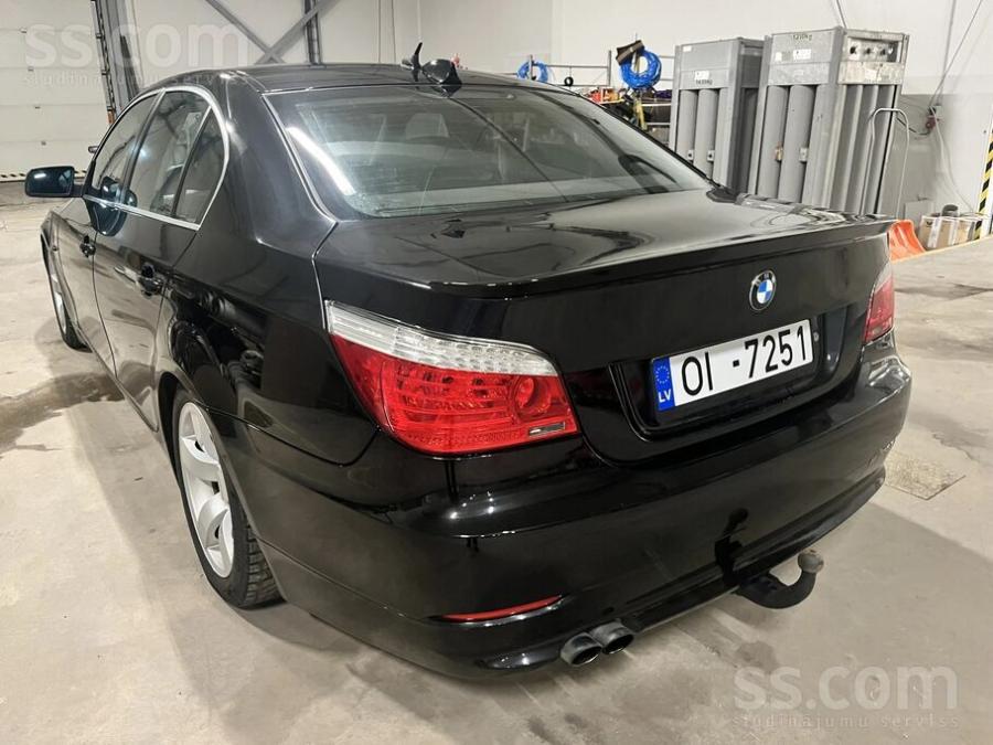Melns BMW 530 2008 Bauska, ar dzinēja tilpumu 3.00 L un nobraukumu 285 tūkst. km par 6000 €, foto 10 vietnē AUTOMOTO.COM.LV