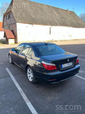 Melns BMW 530 2008 Bauska, ar dzinēja tilpumu 3.00 L un nobraukumu 490 tūkst. km par 6100 €, foto 8 vietnē AUTOMOTO.COM.LV