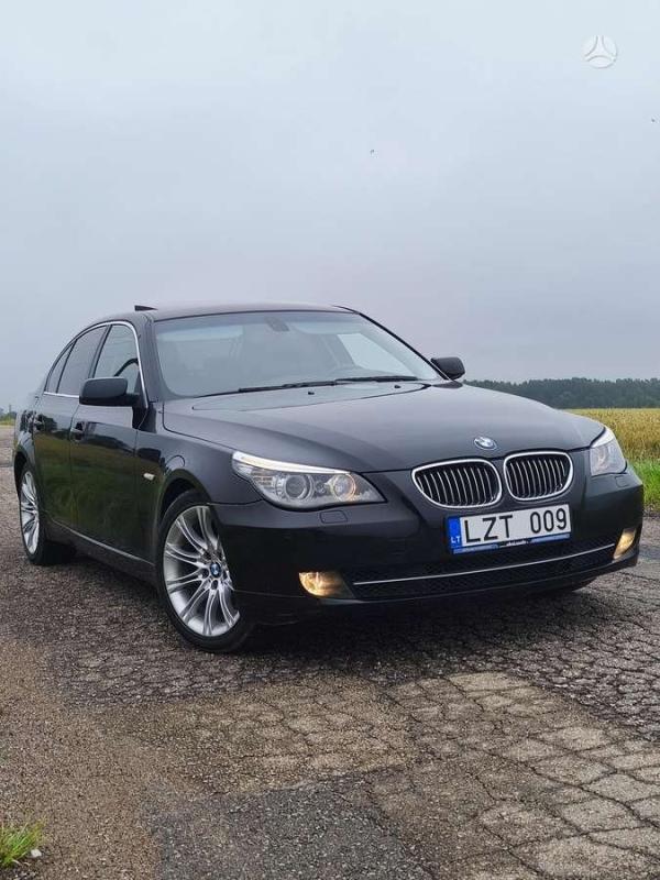 Black BMW 530 2008 in Siauliai, with an engine capacity of 2.99 L and mileage of 344 thousand km for 5650 €, photo 1 on AUTOMOTO.COM.LV