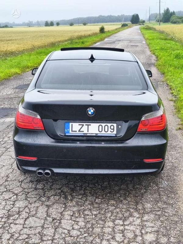 Black BMW 530 2008 in Siauliai, with an engine capacity of 2.99 L and mileage of 344 thousand km for 5650 €, photo 7 on AUTOMOTO.COM.LV