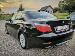 Black BMW 530 2008 in Trakai, with an engine capacity of 2.99 L and mileage of 345 thousand km for 5250 €, photo 8 on AUTOMOTO.COM.LV