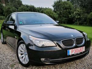Black BMW 530 2008 in Trakai, with an engine capacity of 2.99 L and mileage of 345 thousand km for 5250 €, photo 12 on AUTOMOTO.COM.LV