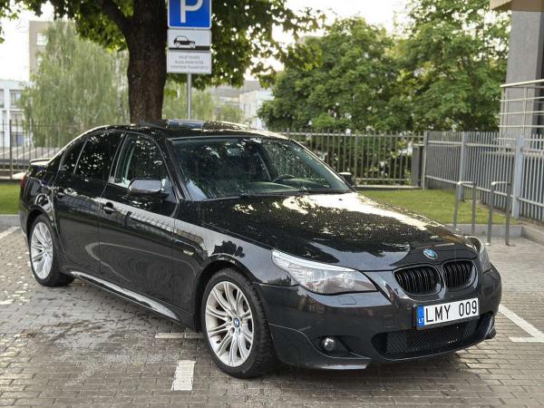 Black BMW 530 2008 in Vilnius, with an engine capacity of 2.99 L and mileage of 368 thousand km for 7000 €, photo 1 on AUTOMOTO.COM.LV