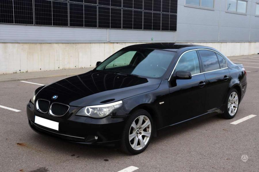 Black BMW 530 2008 in Klaipeda, with an engine capacity of 2.99 L and mileage of 249 thousand km for 5800 €, photo 14 on AUTOMOTO.COM.LV