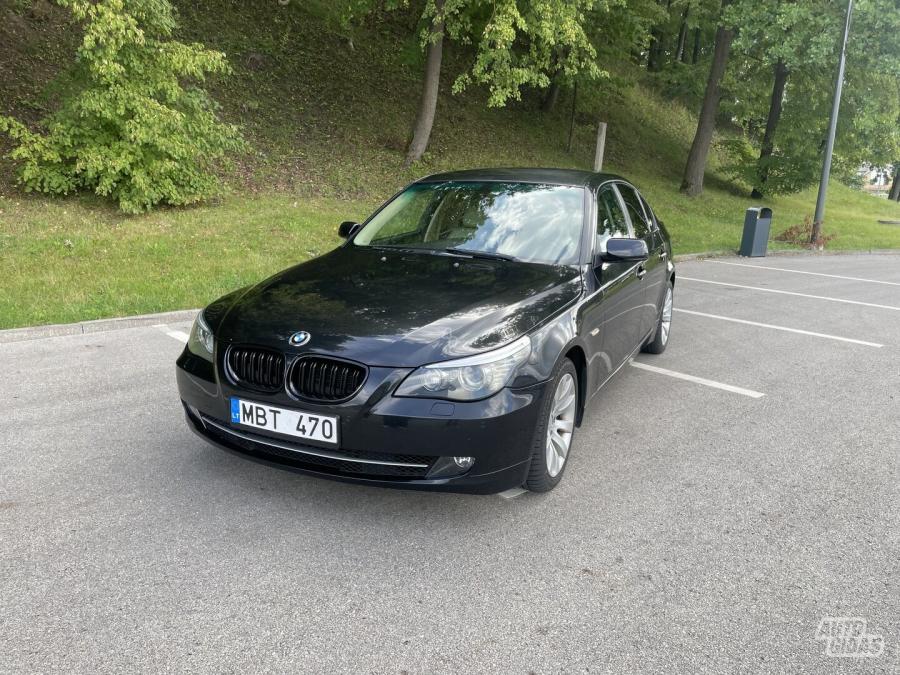 Black BMW 530 2008 in Kaunas, with an engine capacity of 3.00 L and mileage of 456 thousand km for 4200 €, photo 1 on AUTOMOTO.COM.LV