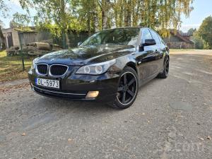 Melns BMW 530 2008 Valmiera, ar dzinēja tilpumu 3.00 L un nobraukumu 300 tūkst. km par 4800 €, foto  vietnē AUTOMOTO.COM.LV