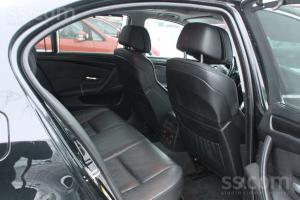 Black BMW 530 2009 in Daugavpils, with an engine capacity of 3.00 L and mileage of 333 thousand km for 6590 €, photo 14 on AUTOMOTO.COM.LV