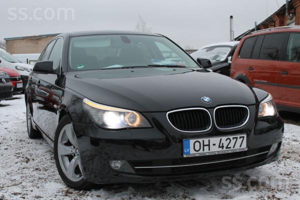 Black BMW 530 2009 in Daugavpils, with an engine capacity of 3.00 L and mileage of 333 thousand km for 6490 €, photo 2 on AUTOMOTO.COM.LV