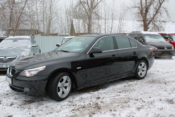 Black BMW 530 2009 in Daugavpils, with an engine capacity of 3.00 L and mileage of 333 thousand km for 6490 €, photo 8 on AUTOMOTO.COM.LV