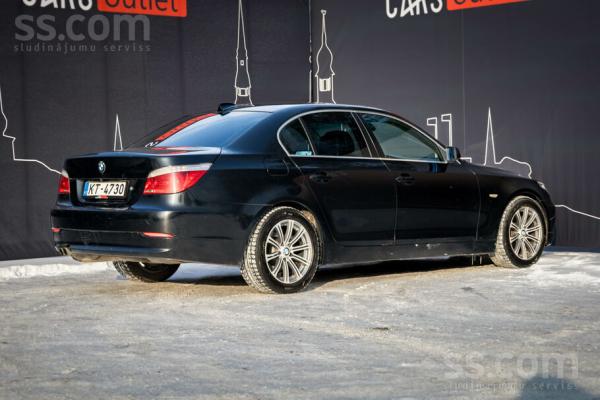 Black BMW 530 2009 in Riga, with an engine capacity of 3.00 L and mileage of 344 thousand km for 6490 €, photo 5 on AUTOMOTO.COM.LV