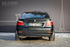 Black BMW 530 2009 in Riga, with an engine capacity of 3.00 L and mileage of 344 thousand km for 6490 €, photo 6 on AUTOMOTO.COM.LV