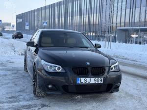 Black BMW 530 2009 in Vilnius, with an engine capacity of 3.00 L and mileage of 290 thousand km for 6650 €, photo 3 on AUTOMOTO.COM.LV