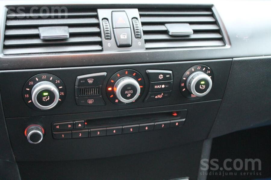 Black BMW 530 2009 in Daugavpils, with an engine capacity of 3.00 L and mileage of 333 thousand km for 6090 €, photo 22 on AUTOMOTO.COM.LV