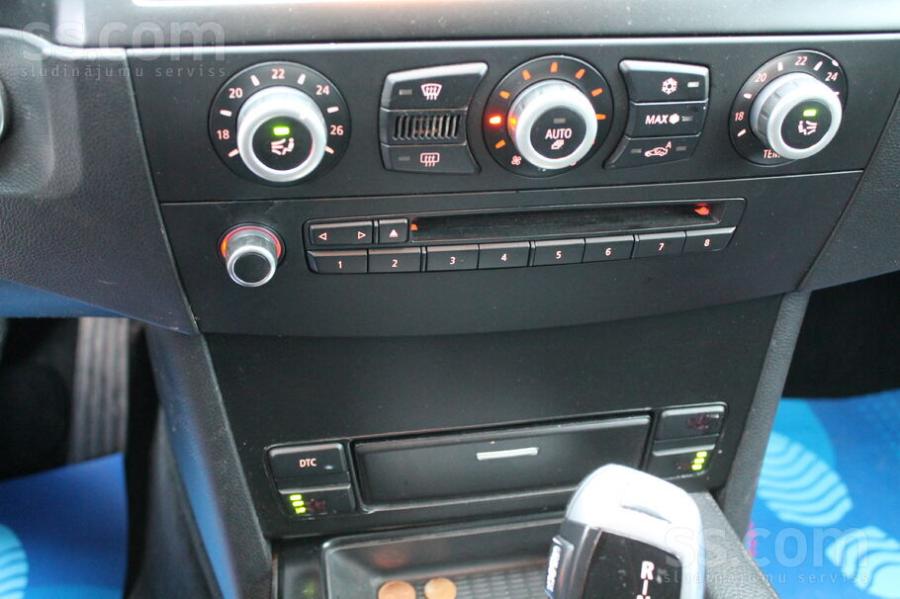 Black BMW 530 2009 in Daugavpils, with an engine capacity of 3.00 L and mileage of 333 thousand km for 6090 €, photo 29 on AUTOMOTO.COM.LV