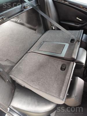 Black BMW 530 2009 in Riga, with an engine capacity of 3.00 L and mileage of 340 thousand km for 8950 €, photo 23 on AUTOMOTO.COM.LV