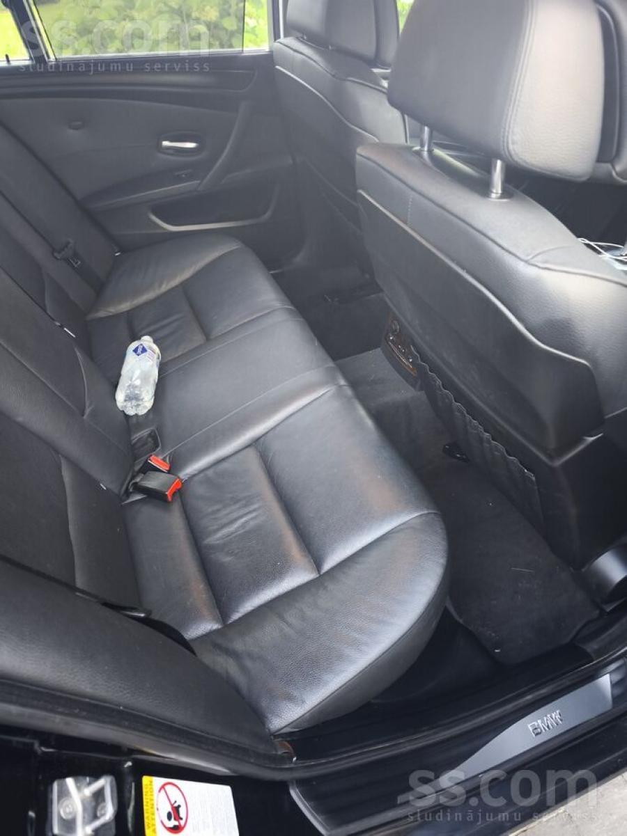 Melns BMW 530 2009 Rīga, ar dzinēja tilpumu 3.00 L un nobraukumu 335 tūkst. km par 6550 €, foto 5 vietnē AUTOMOTO.COM.LV