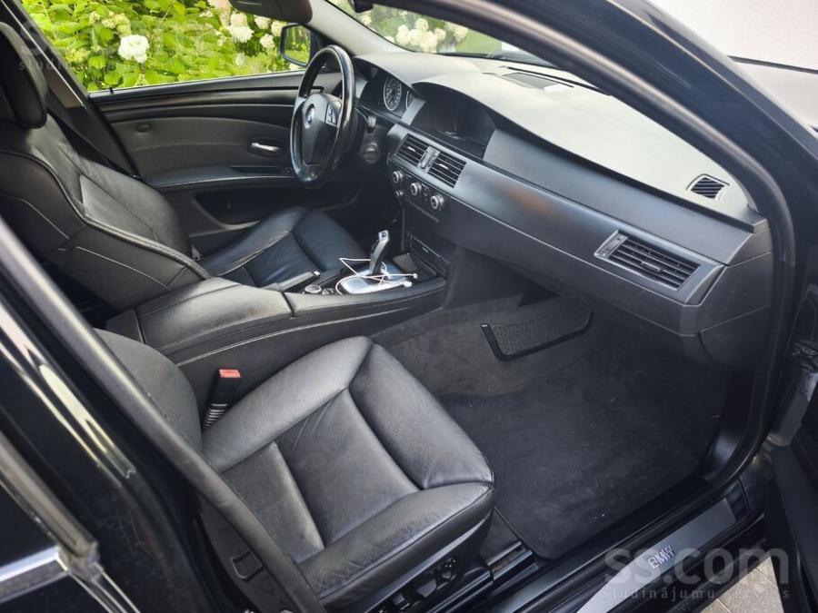 Melns BMW 530 2009 Rīga, ar dzinēja tilpumu 3.00 L un nobraukumu 335 tūkst. km par 6550 €, foto 6 vietnē AUTOMOTO.COM.LV