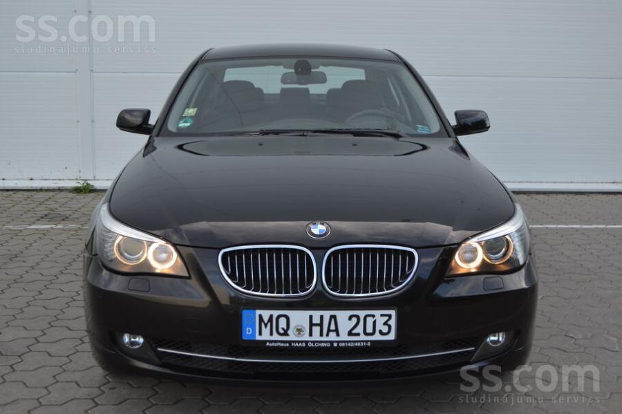 Black BMW 530 2009 in Riga, with an engine capacity of 3.00 L and mileage of 337 thousand km for 7650 €, photo 3 on AUTOMOTO.COM.LV