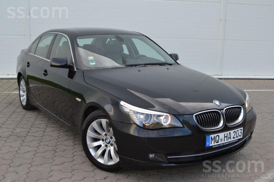 Black BMW 530 2009 in Riga, with an engine capacity of 3.00 L and mileage of 337 thousand km for 7650 €, photo 4 on AUTOMOTO.COM.LV