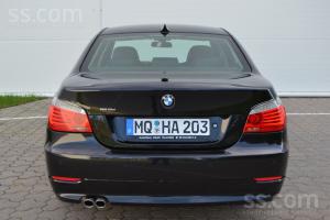 Black BMW 530 2009 in Riga, with an engine capacity of 3.00 L and mileage of 337 thousand km for 7650 €, photo 6 on AUTOMOTO.COM.LV